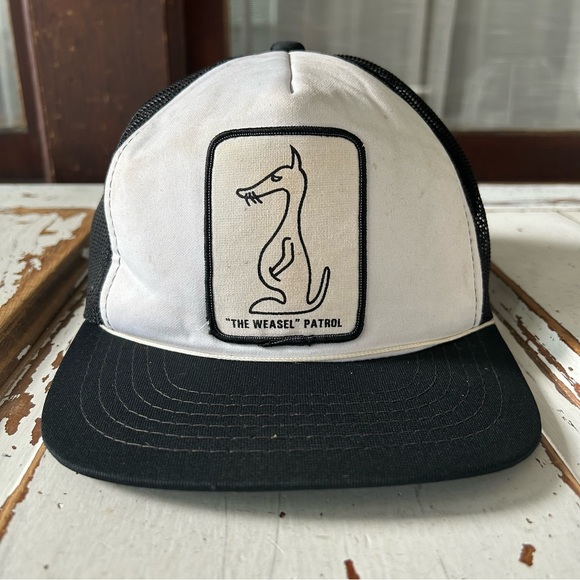 Source Unknown | Accessories | Vintage 99s The Weasel Patrol Trucker ...